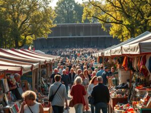 Entdecke den legendären Mauerpark Flohmarkt in Berlin